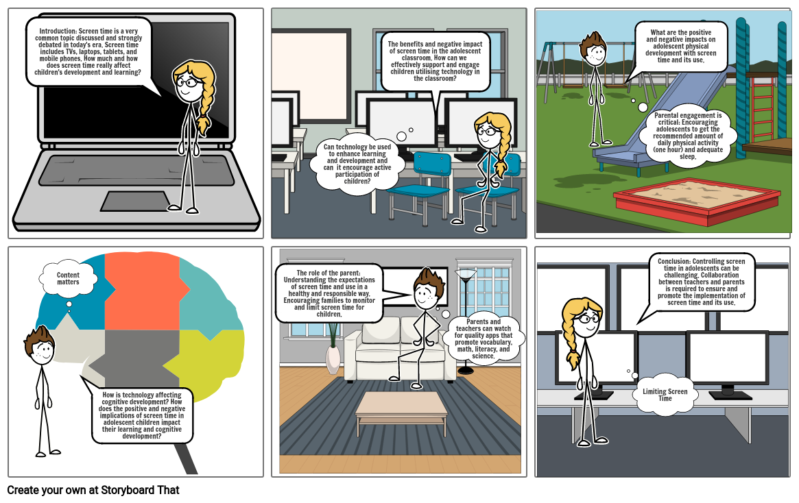 EDU1CDL Screentime Storyboard Storyboard by 21000754