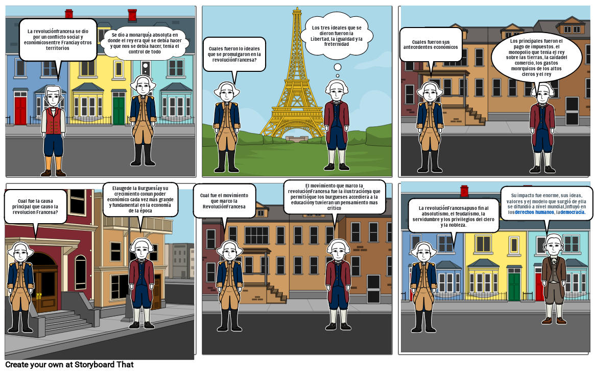 comic revolución francesa Storyboard par 214df412