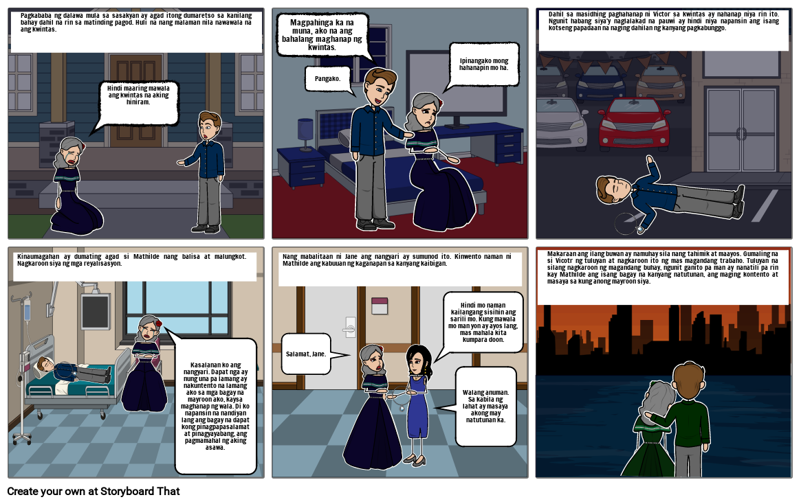 ANG KWINTAS Storyboard por 2184d27d ANG KWINTAS Storyboard por 2184d27d