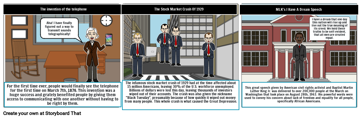 World History Moments Storyboard by 21e7fa84