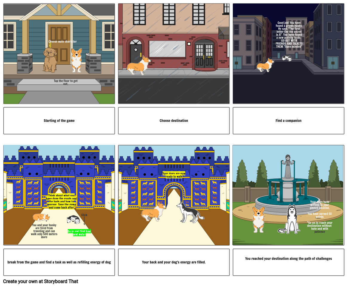 Design game storyboard Storyboard by 2200ca98