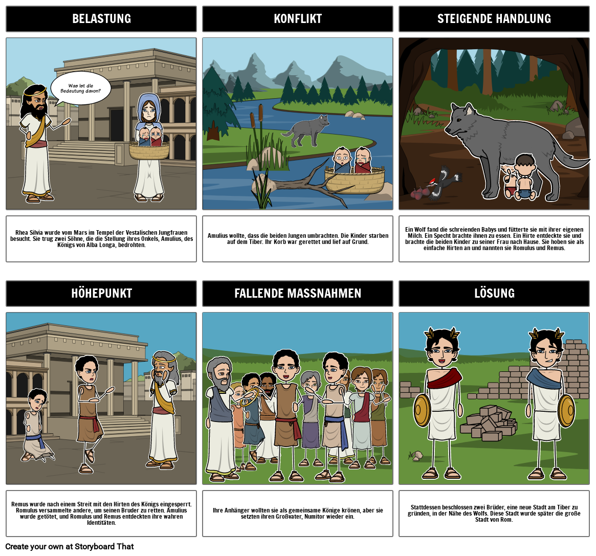Romulus und Remus Storyboard by 222ded28