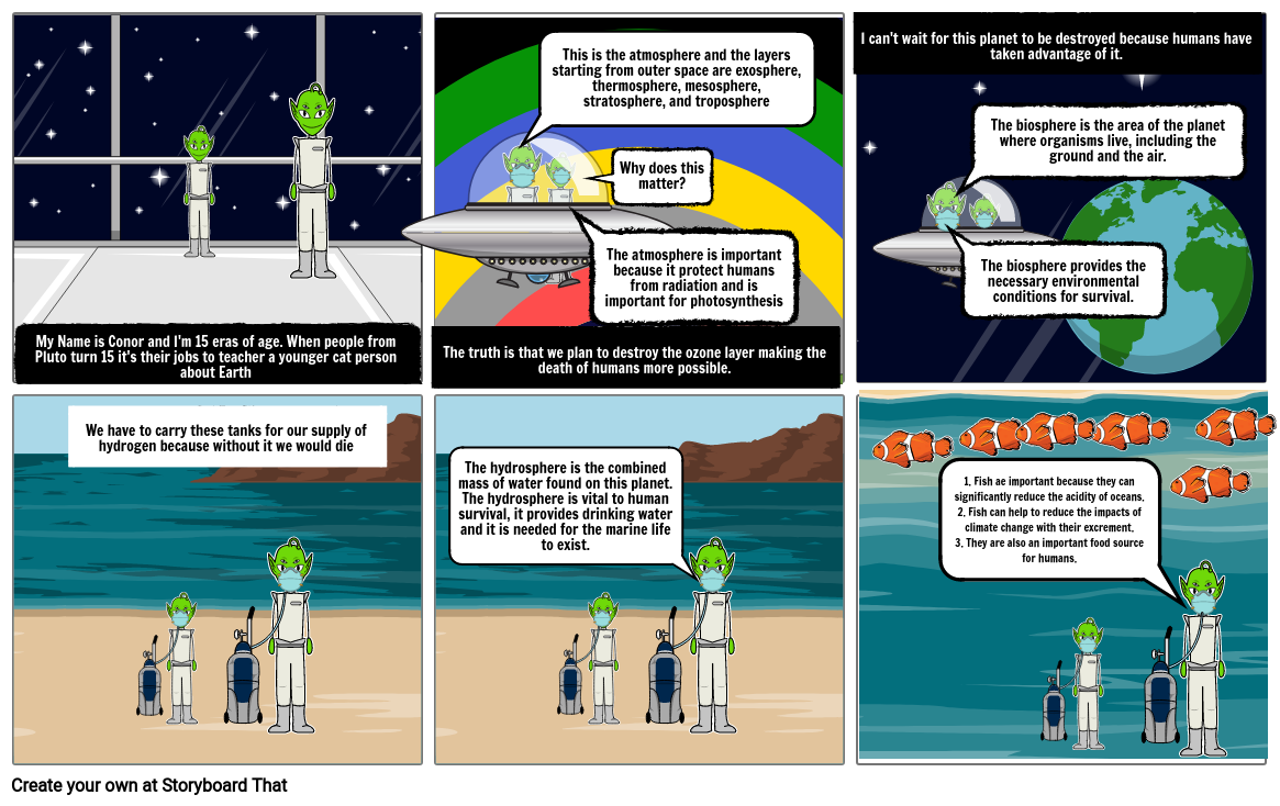 Alien Invader Storyboard par 22967dab