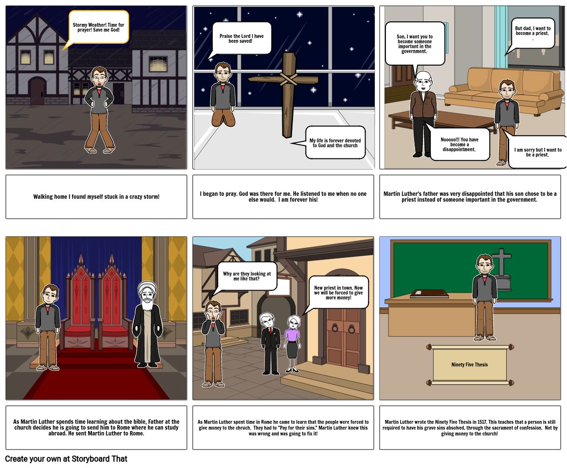 Gabi history of church Storyboard par 2306c193