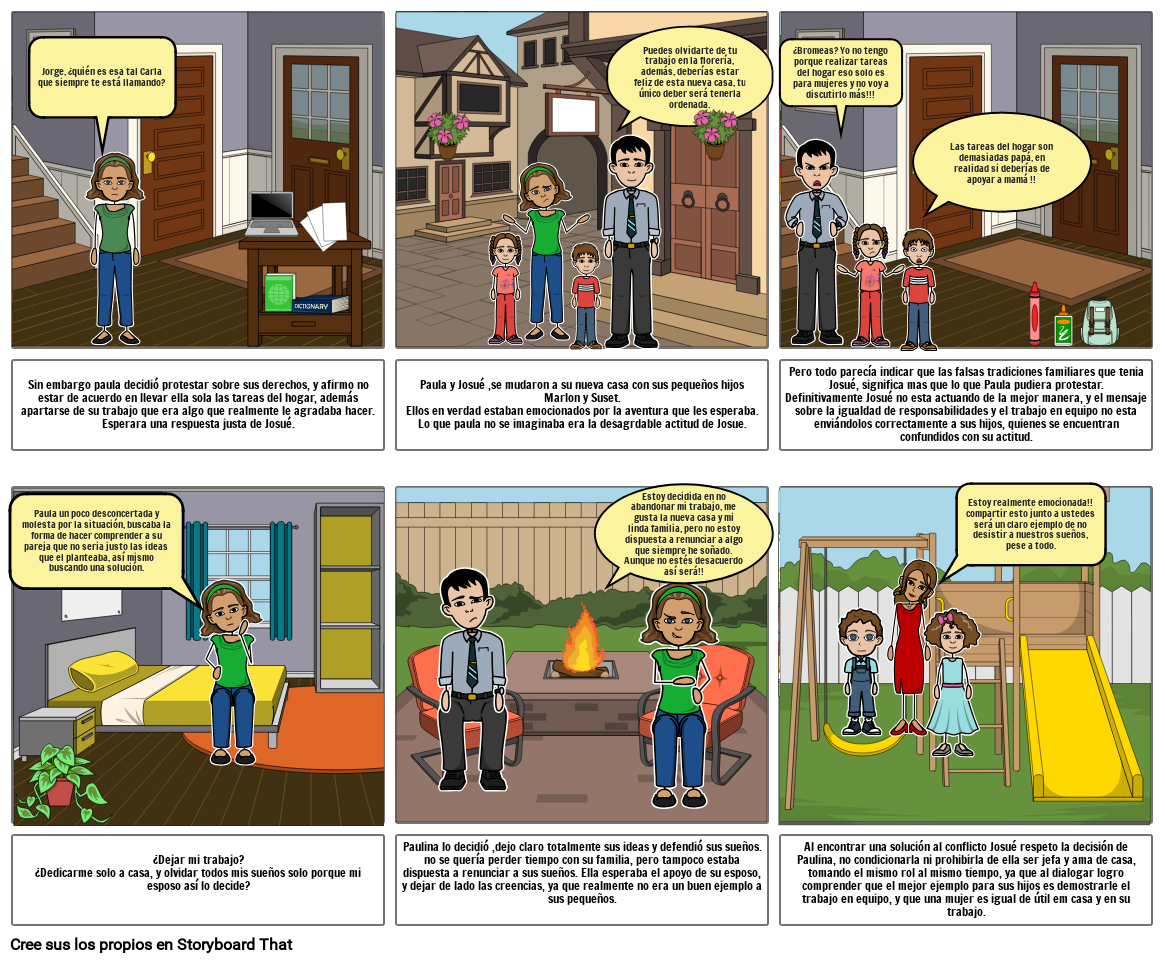 PROBLEMA FAMILIAR Storyboard por 233d6e53