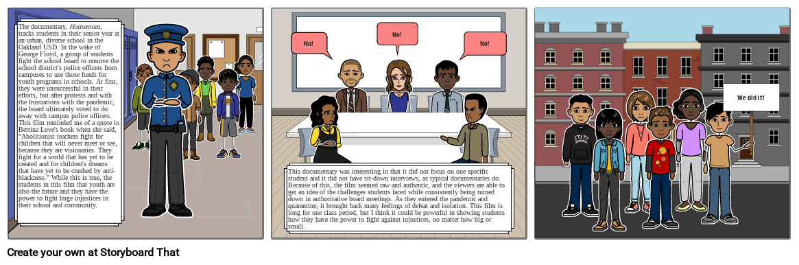 Homeroom Review Storyboard por 2346db39