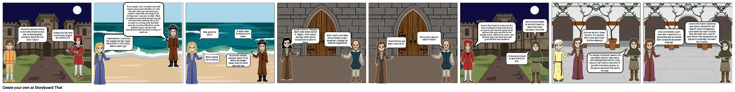 Twelfth Night Storyboard by 2389a9fc