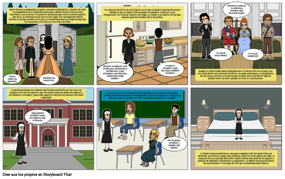 Comic Hermana Encarnación Rosal 2. Storyboard by 23da5dc2