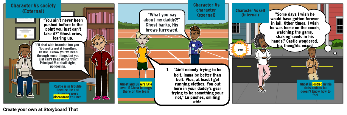 Ghost comic strip Storyboard por 24c2ca59