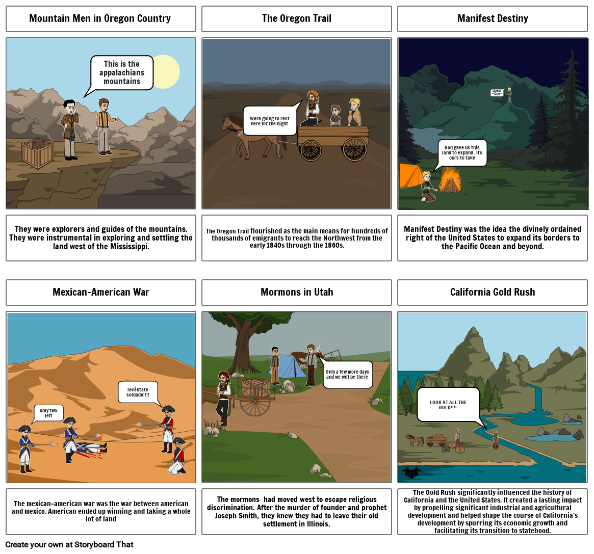 estward expansion Storyboard by 24e2cc45
