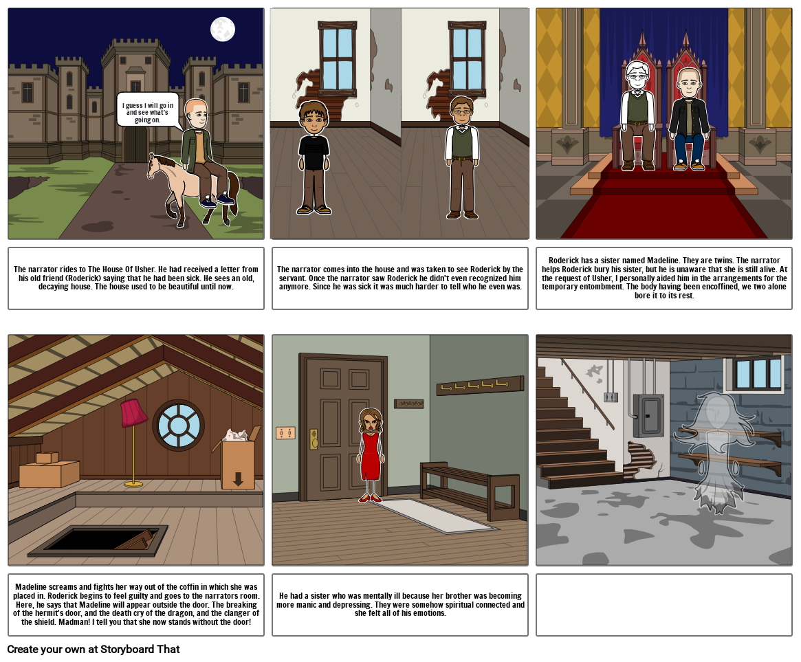 The Fall Of The House Of Usher Storyboard by 25014402
