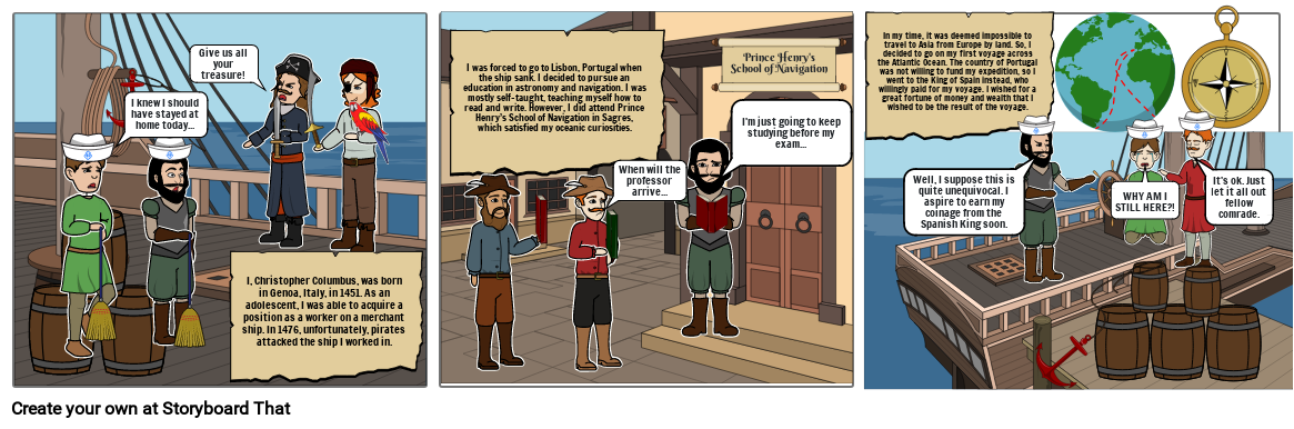 Explorer Comic - Christopher Columbus - Arina Chaudhary