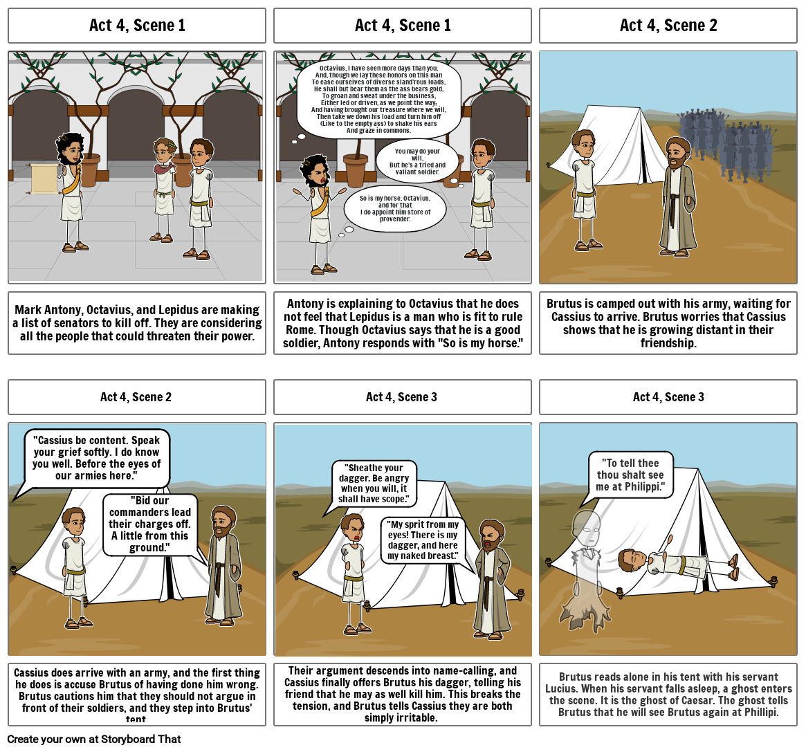 JC Act IV Storyboard by 25ada3ba