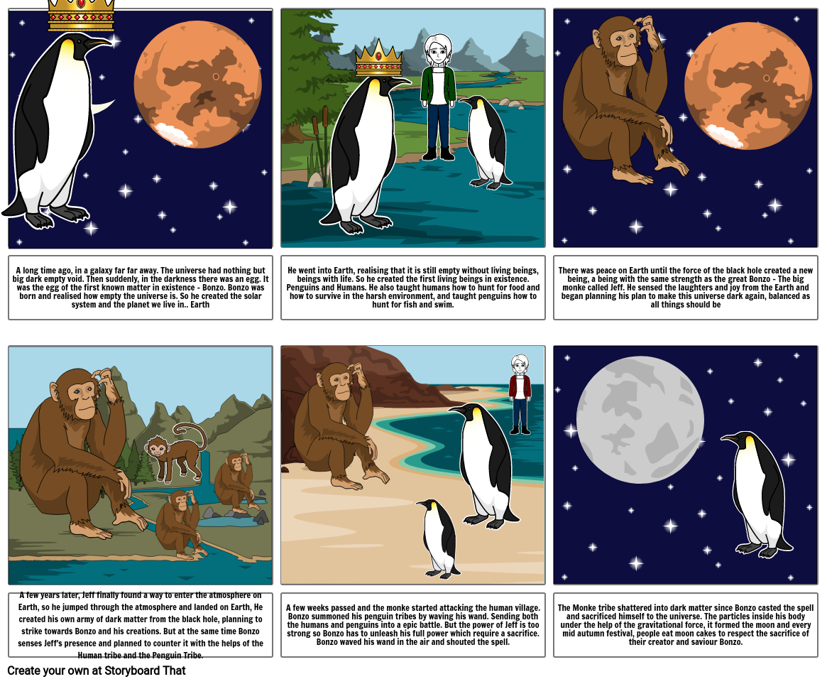 Creation of the Moon Storyboard by 25bce44f