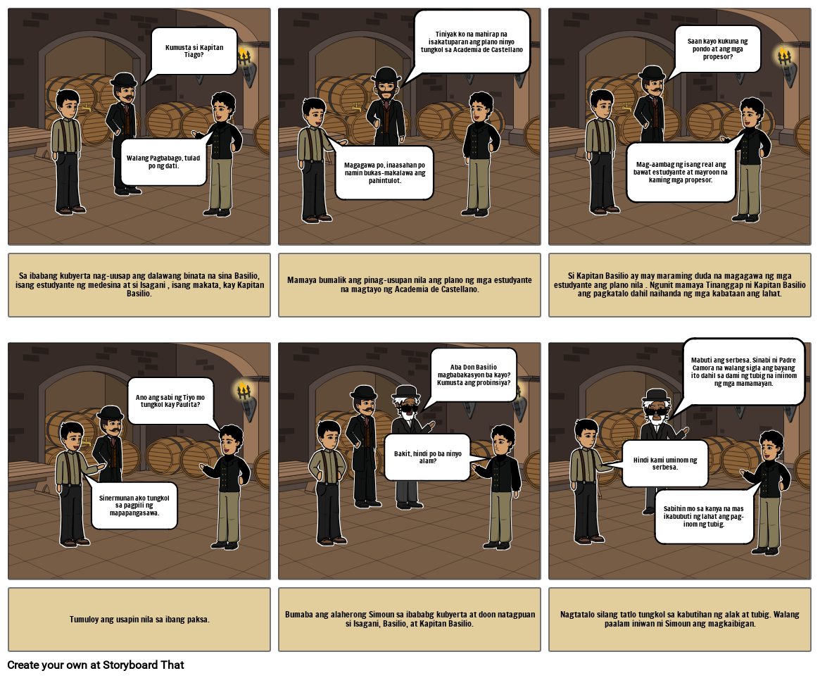 El Filibusterismo Storyboard por 261f02ec