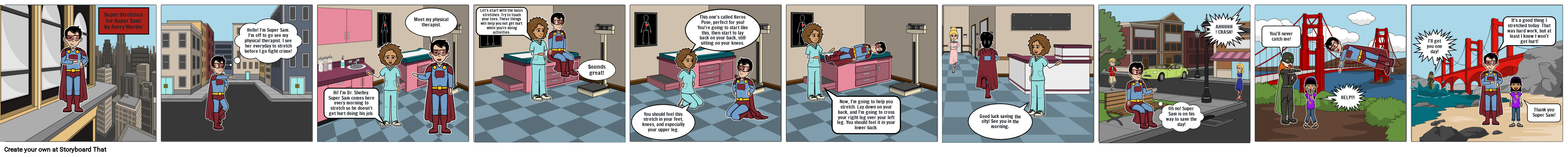 Super Fit Sam Storyboard por 26447e96