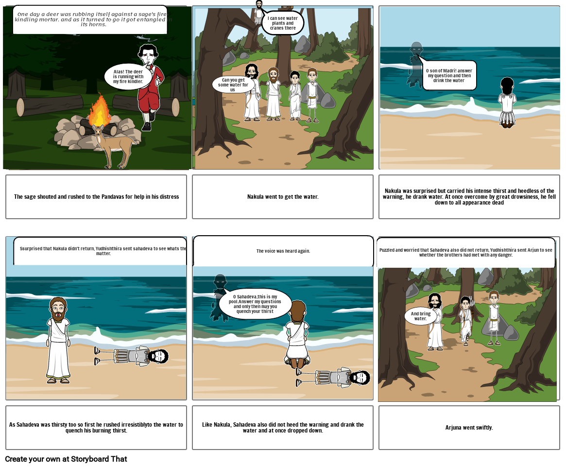 Enchanted Pool Storyboard by 26ec5f78