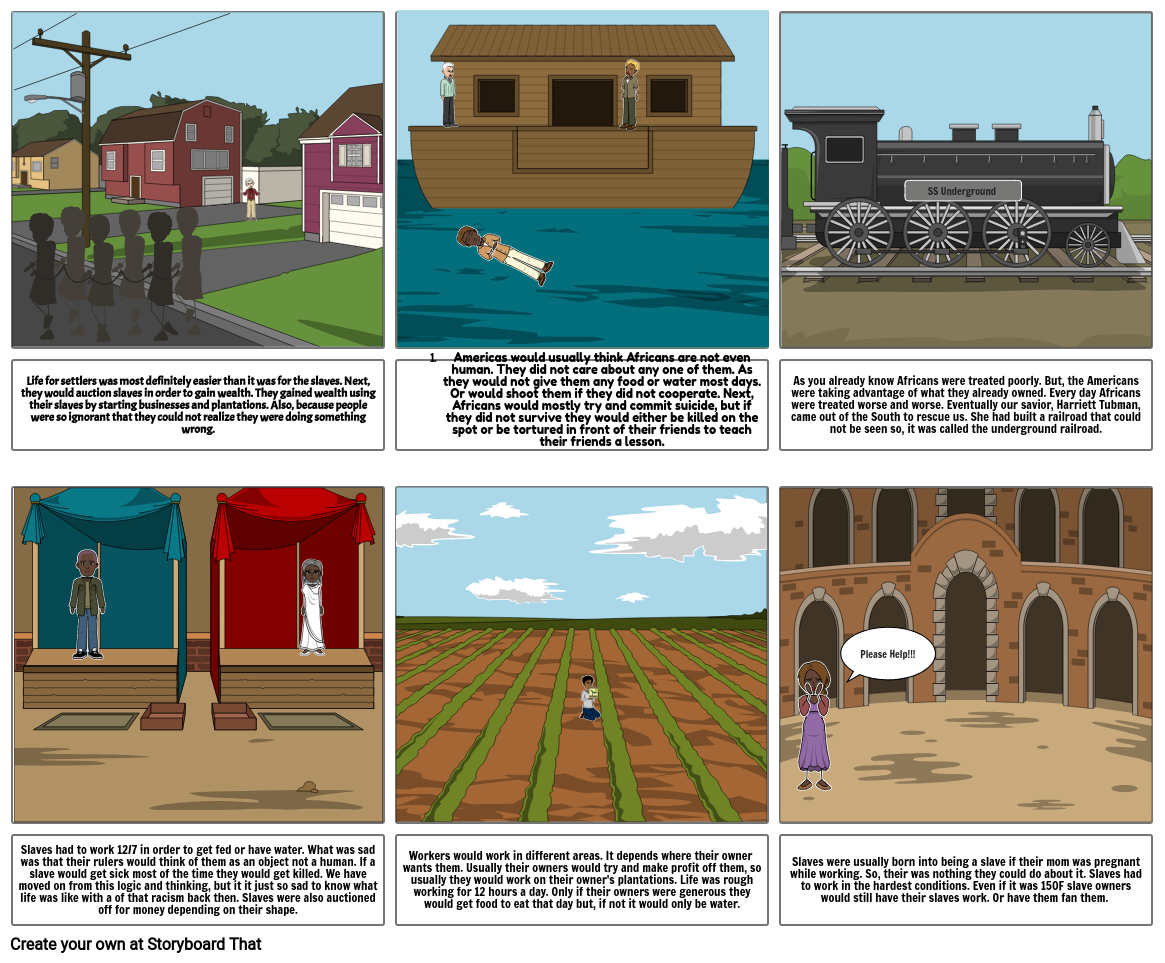 Lesson 8 Colonial Life Storyboard by 273f5f1d