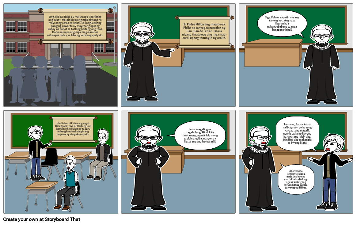 Ang Klase sa Pisika Storyboard par 2868e19d