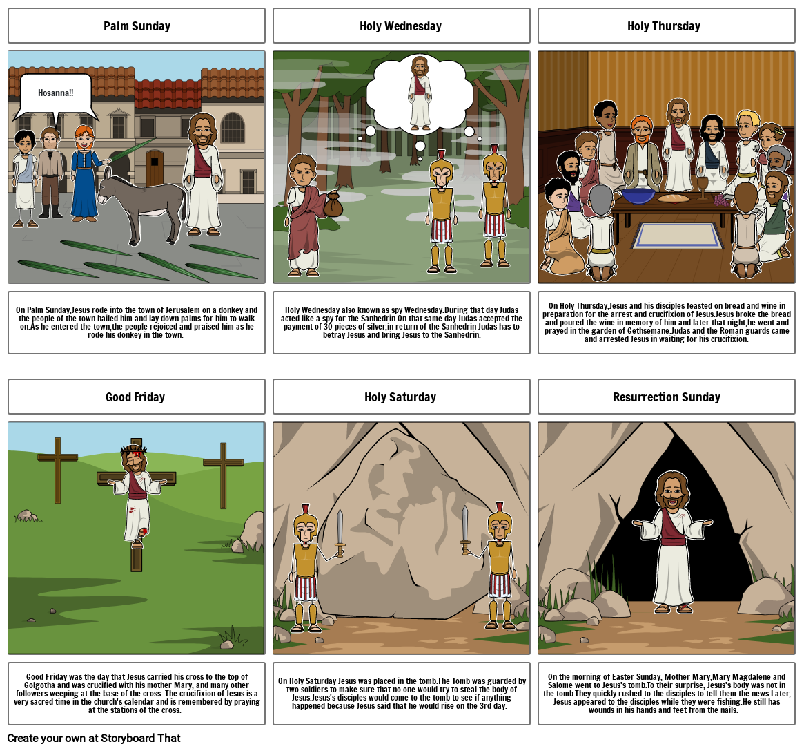 Holy week Storyboard by 2877f123