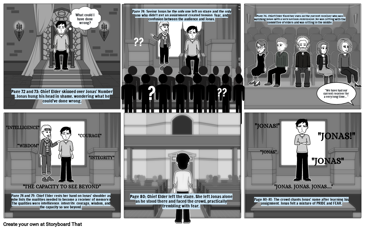 The Giver Chapter 8 Storyboard By 289b9851 the-giver-chapter-8-storyboard-by-289b9851