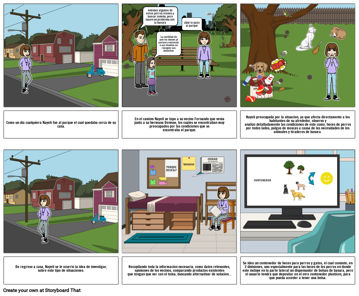 Design Thinking - Parque Storyboard por 28af64fb