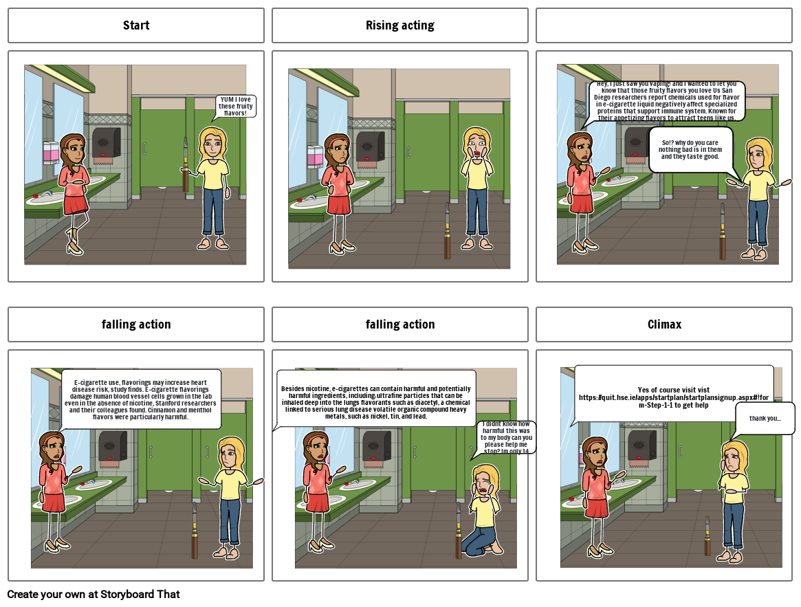 Vaping is bad Storyboard by 28b88272