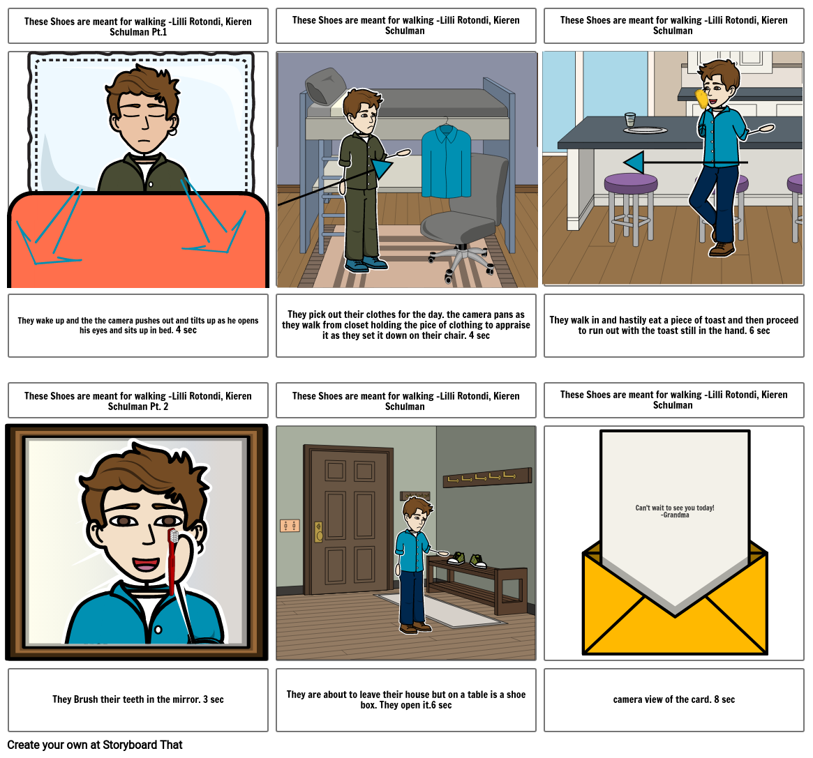 These shoes are meant for walking Storyboard por 28c2aa05