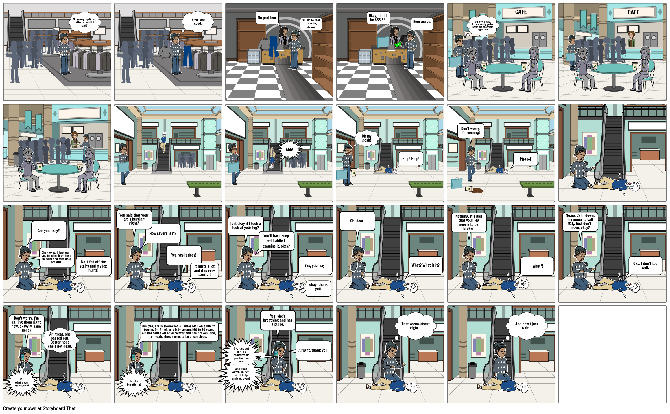 Taking a Fall Storyboard by 2915e2f5