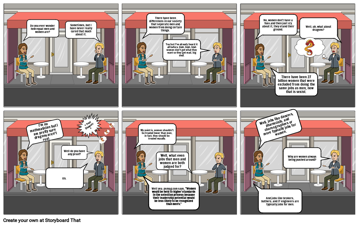 Gender Equality Storyboard Por 2923ca4d