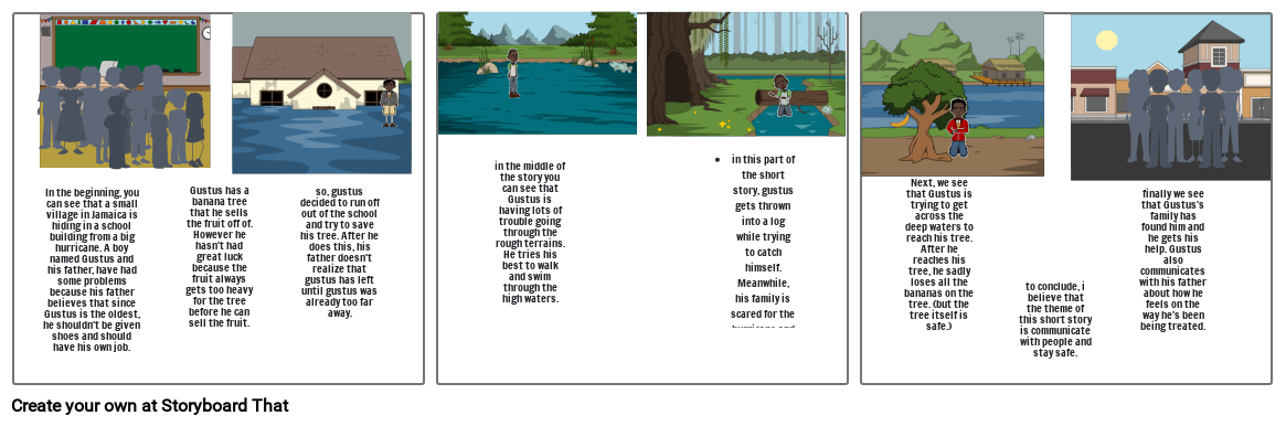 The Banana Tree Story Board Storyboard par 2994e0eb