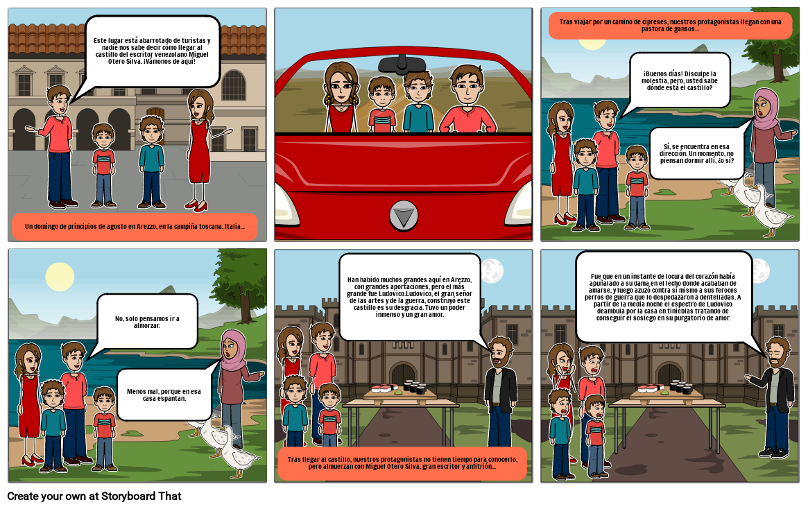 Espantos de agosto Storyboard por 2a992b59