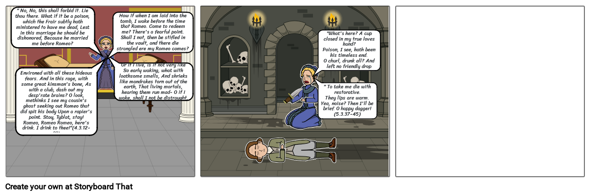 Romeo and Juliet Storyboard by 2b2d7d29