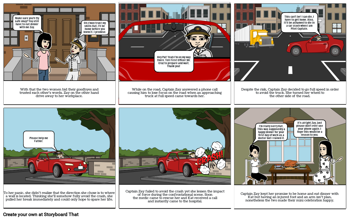 Safe Crash Storyboard by 2c0821ff