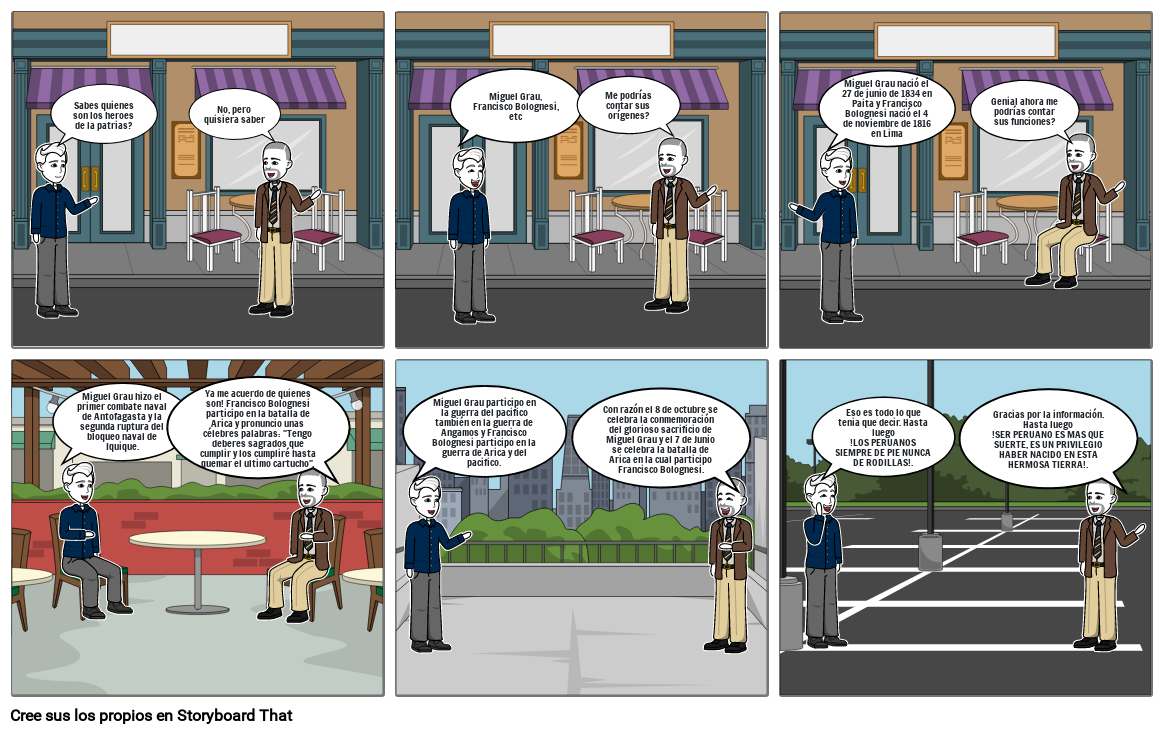 Heroes De La Patria Storyboard Por 2c5352e0