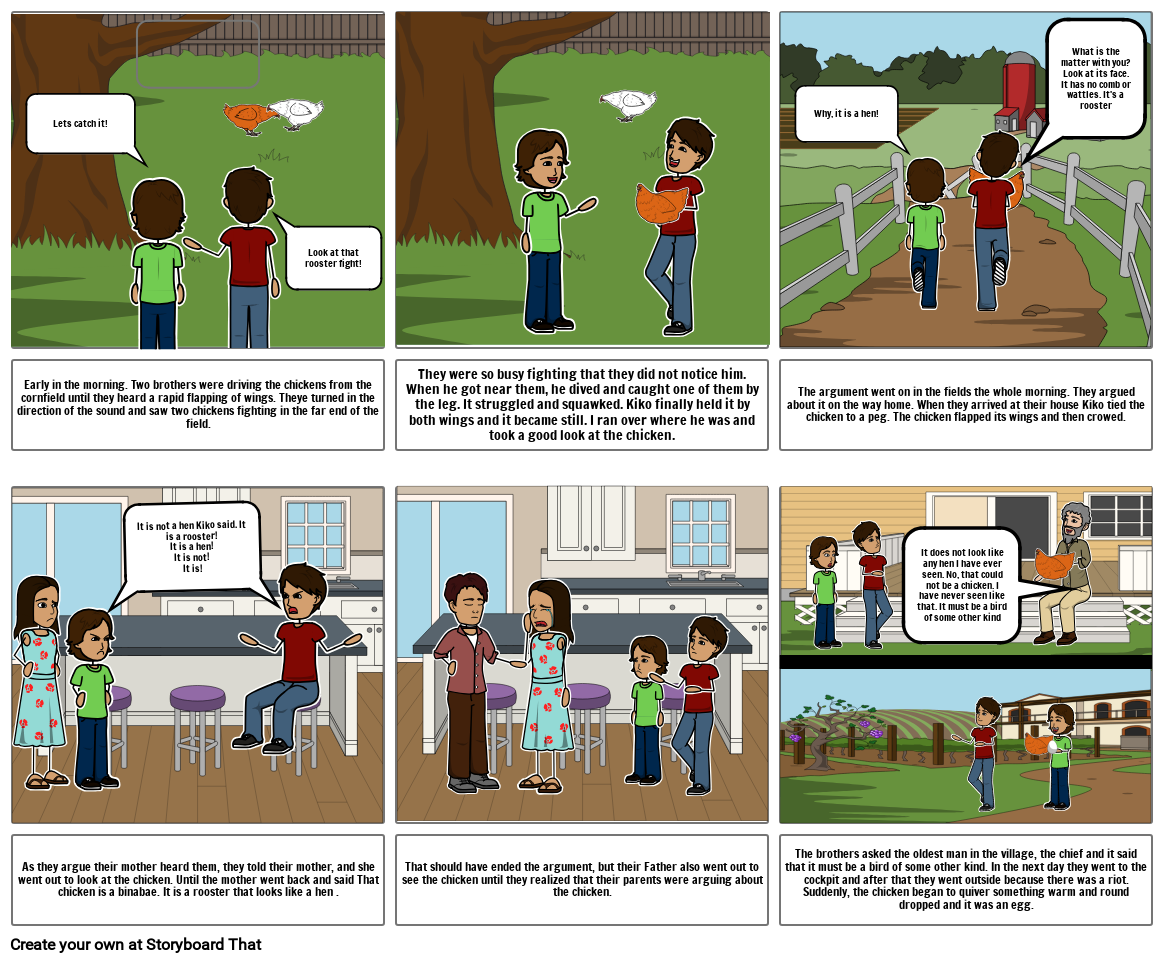 chicken Storyboard por 2c871c65