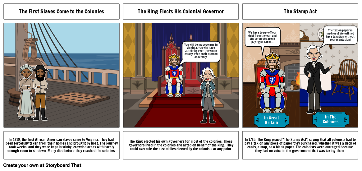 History 1 Storyboard by 2d0ad350