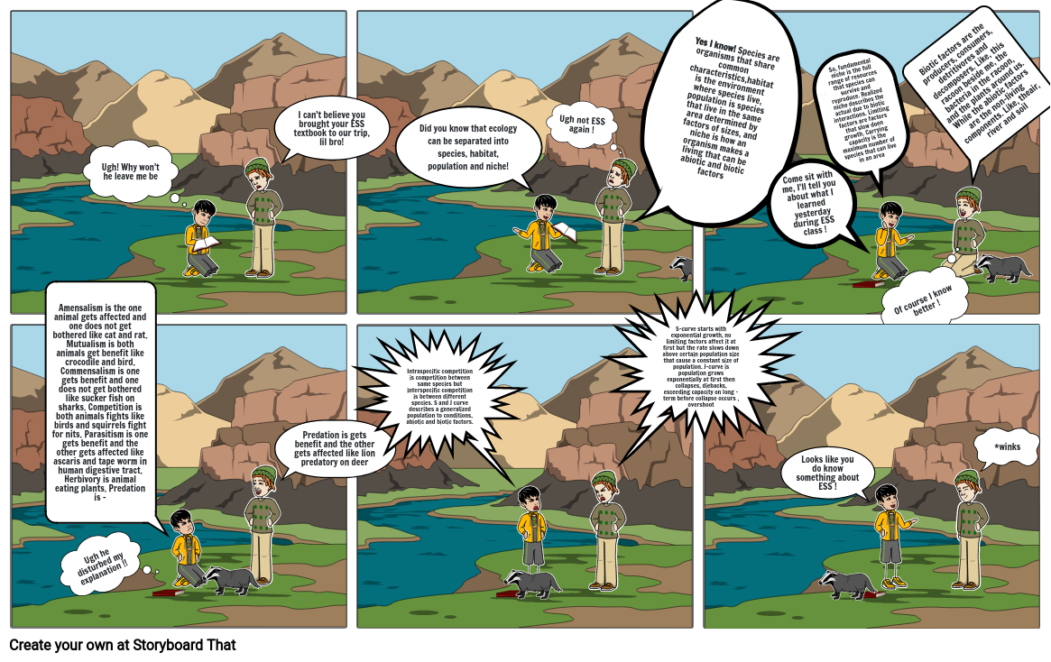 ESS - Species and Population Storyboard by 2d68d6fd
