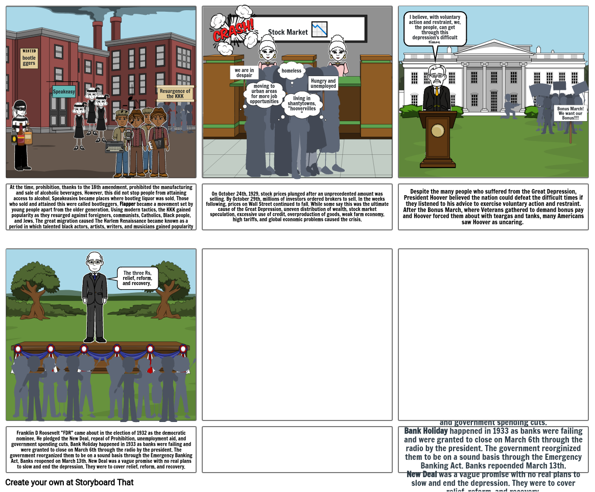 Week 20 Assignment The Boom And The Bust Assignment