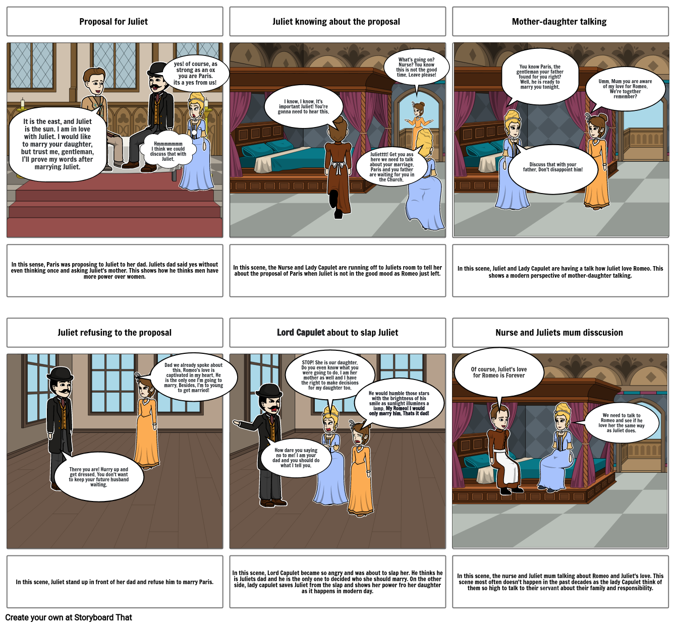 Romeo And Juliet Storyboard Por 2e758dd7