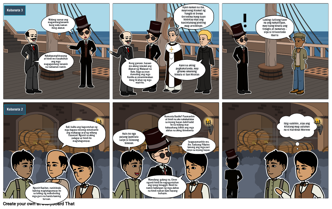 El Filibusterismo Storyboard por 2ecf5a04