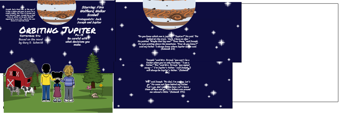 Orbiting Jupiter Movie Storyboard by 2ed3676c