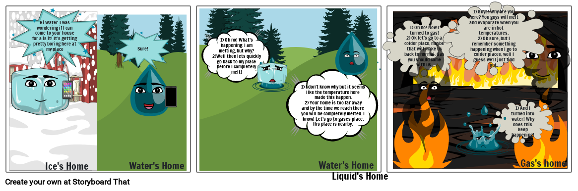 Science Matter Storyboard por 2ed5670e