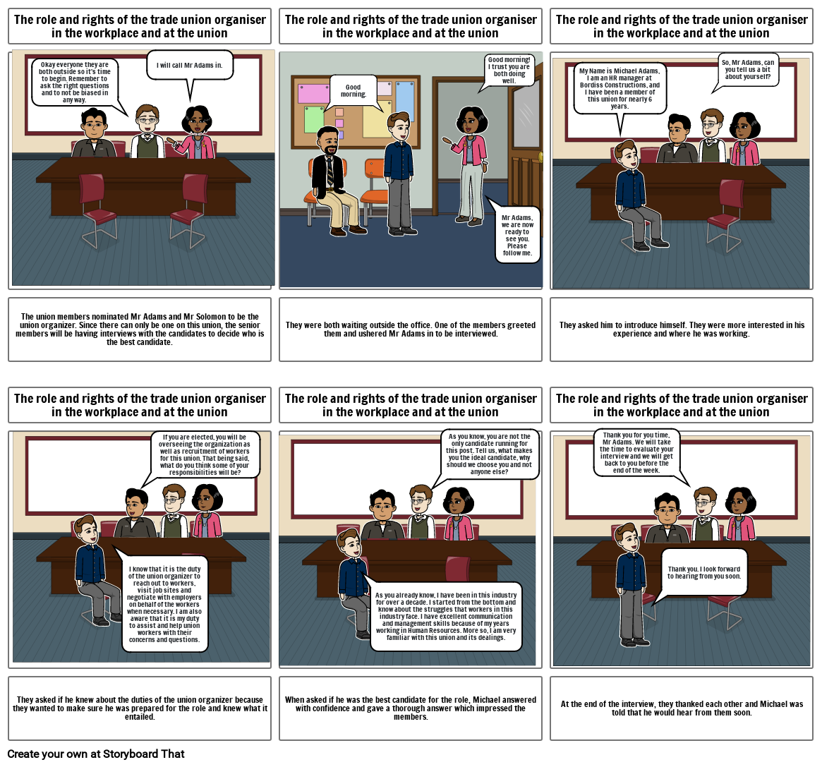 Role and rights of the trade union representative in the union and in ...