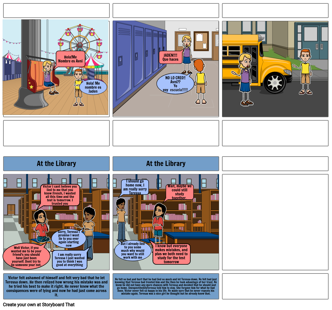 5th Grade Rejoinders Projects Storyboard by 3014410