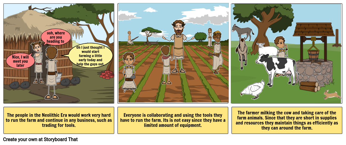 Neolithic Stone Age Storyboard by 3014410