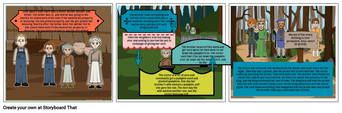 The One Handed Girl Storyboard por 30bbankhead