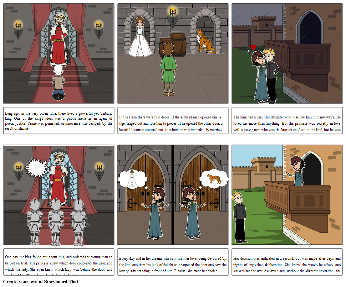 The Lady or the Tiger القصة المصورة من قبل 3169419f
