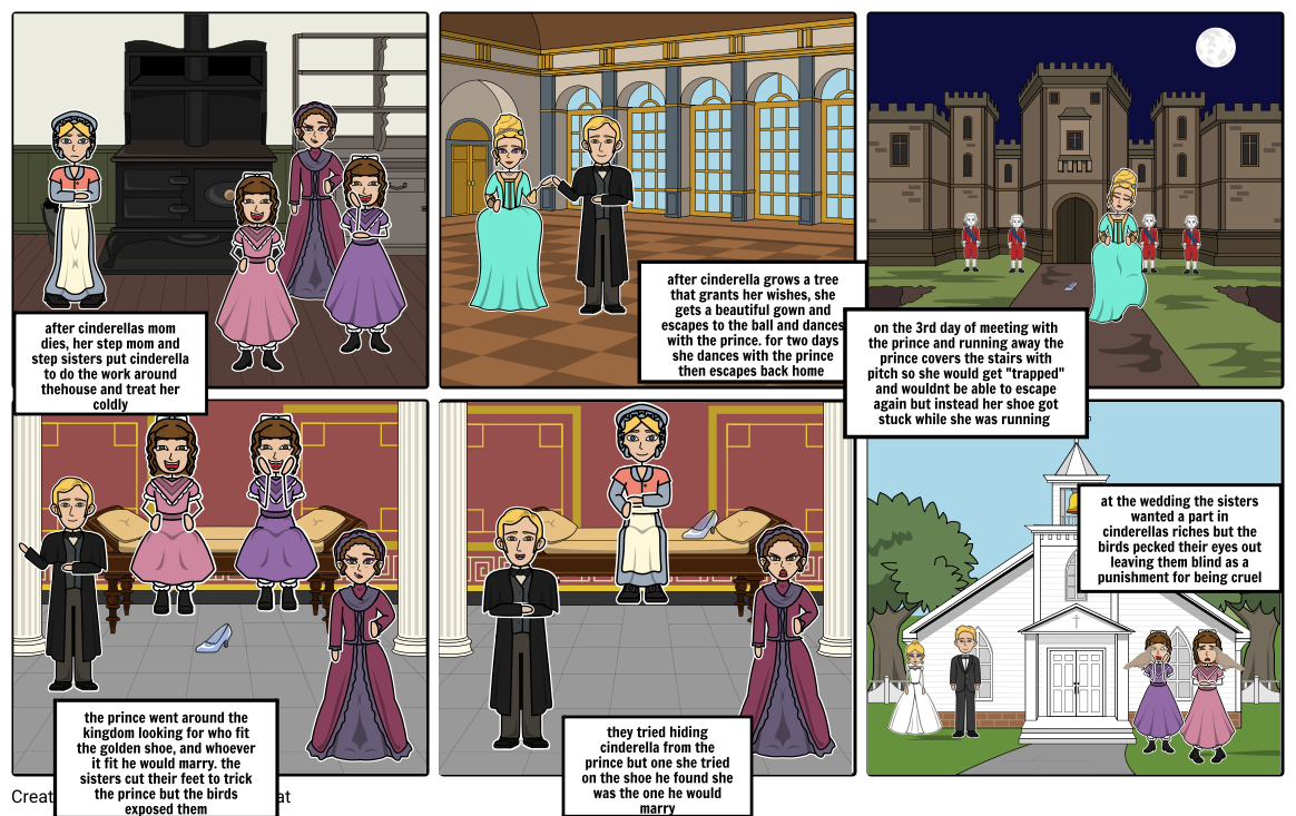 cinderella Storyboard by 31a12ec3