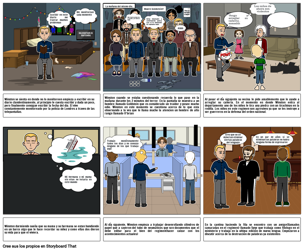 1984 Storyboard por 31ba40d6